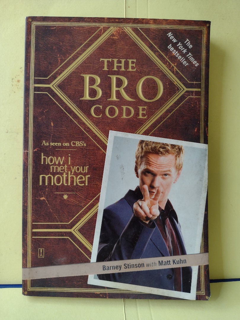 The Bro Code by Barney Stinson and Matt Kuhn, Hobbies & Toys, Books ...
