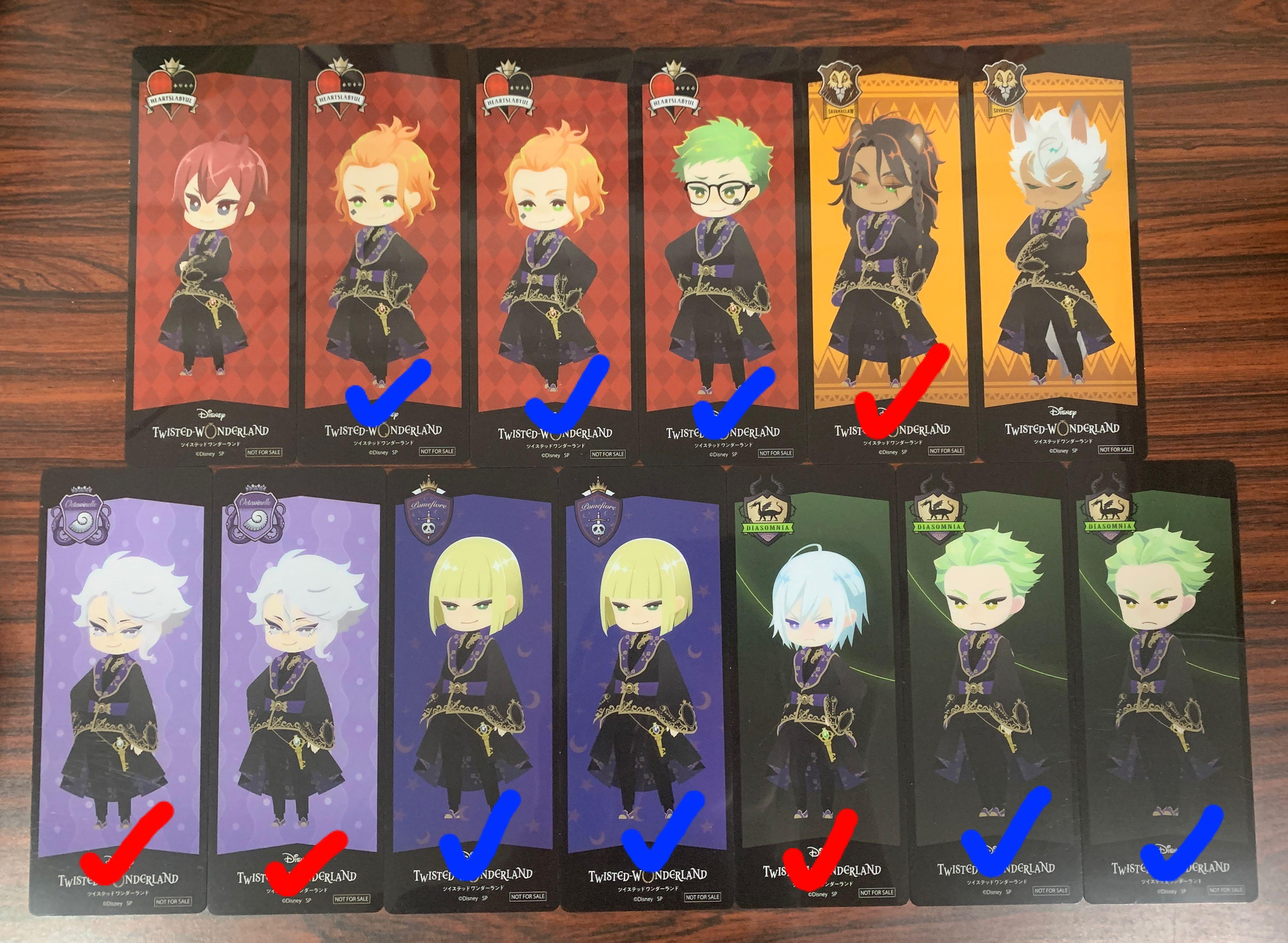 Twisted Wonderland twst metal card vol 4&5, Hobbies & Toys, Memorabilia ...