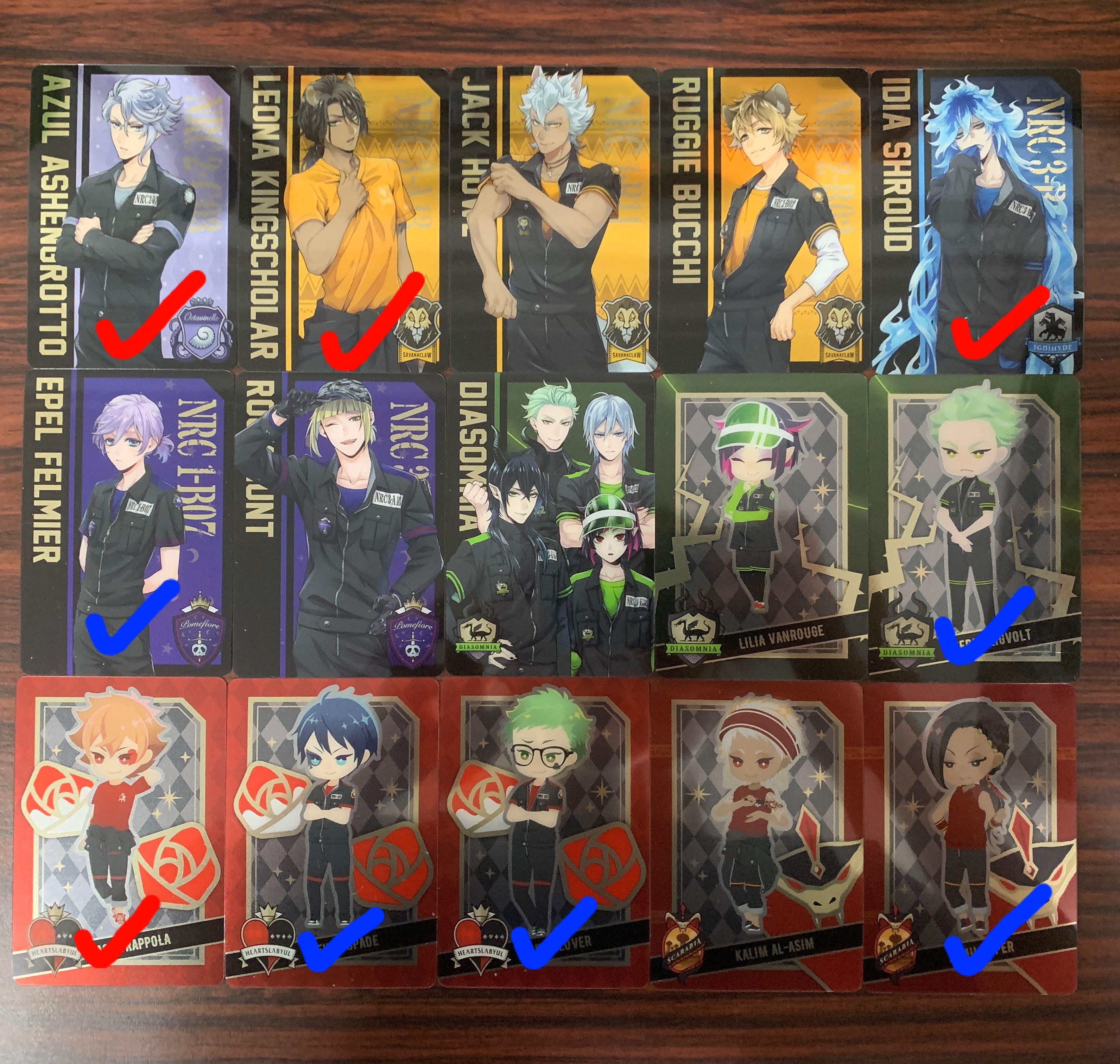 Twisted Wonderland twst metal card vol 4&5, Hobbies & Toys, Memorabilia ...