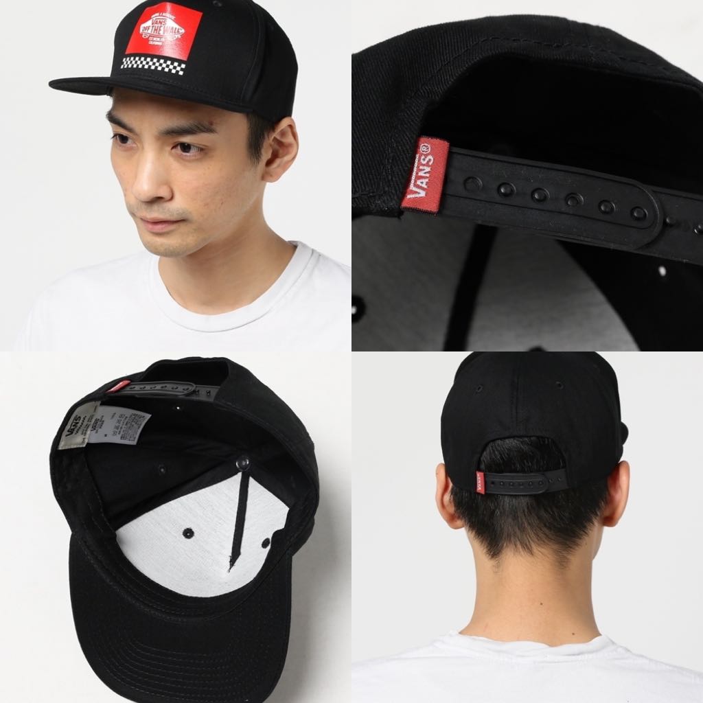 Vans SK8BOX Five Panels Cap BLACK, Men's Fashion, Watches & Accessories ...