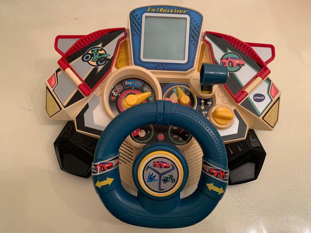 Vtech 3-in-1 Race & Learn, 興趣及遊戲, 玩具 & 遊戲類 - Carousell