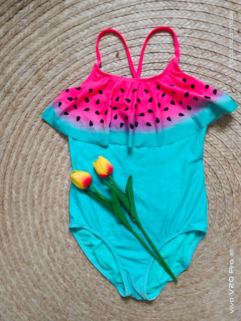 Water melon one piece small size adult, Women's Fashion, Swimwear ...