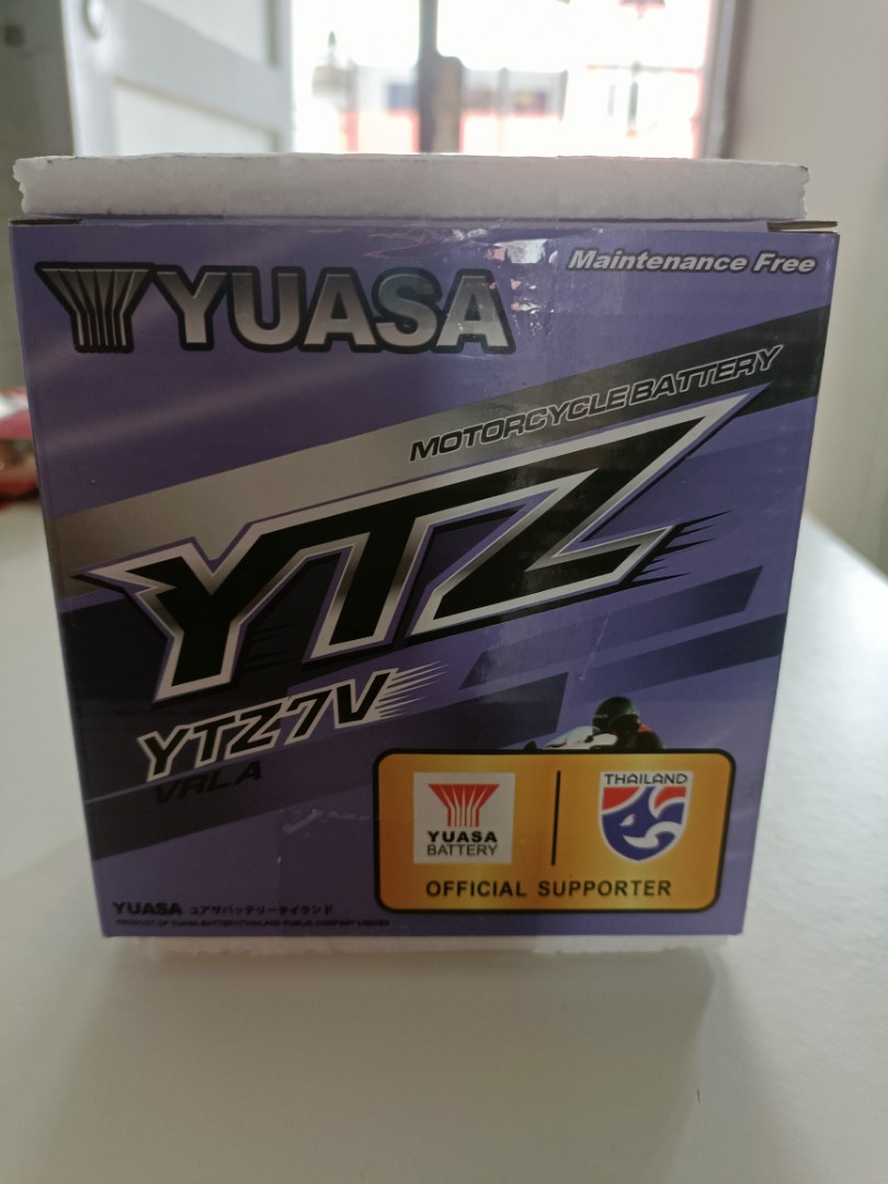Yuasa YTZ7V, Motorcycles, Motorcycle Accessories on Carousell