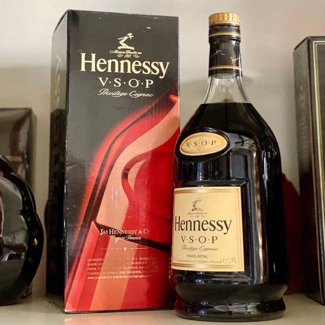 1L Hennessy VSOP Cognac Gold Cap with box 1000ml, Food & Drinks ...