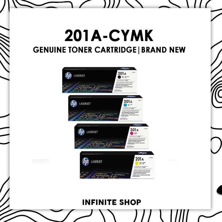 201A (CF400A / CF401A / CF402A / CF403A) Original LaserJet Toner ...