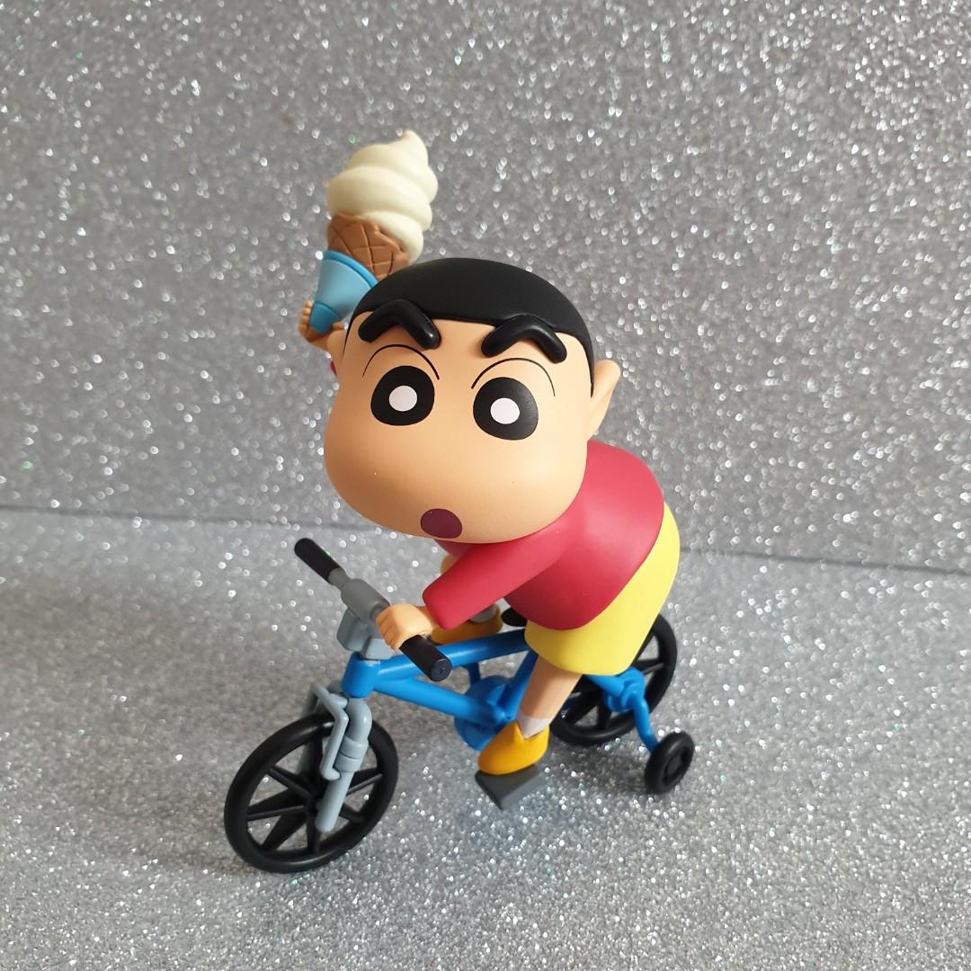 52toys Crayon Shin Chan Daily activities 2 Bicycle Cycling Bike figure ...