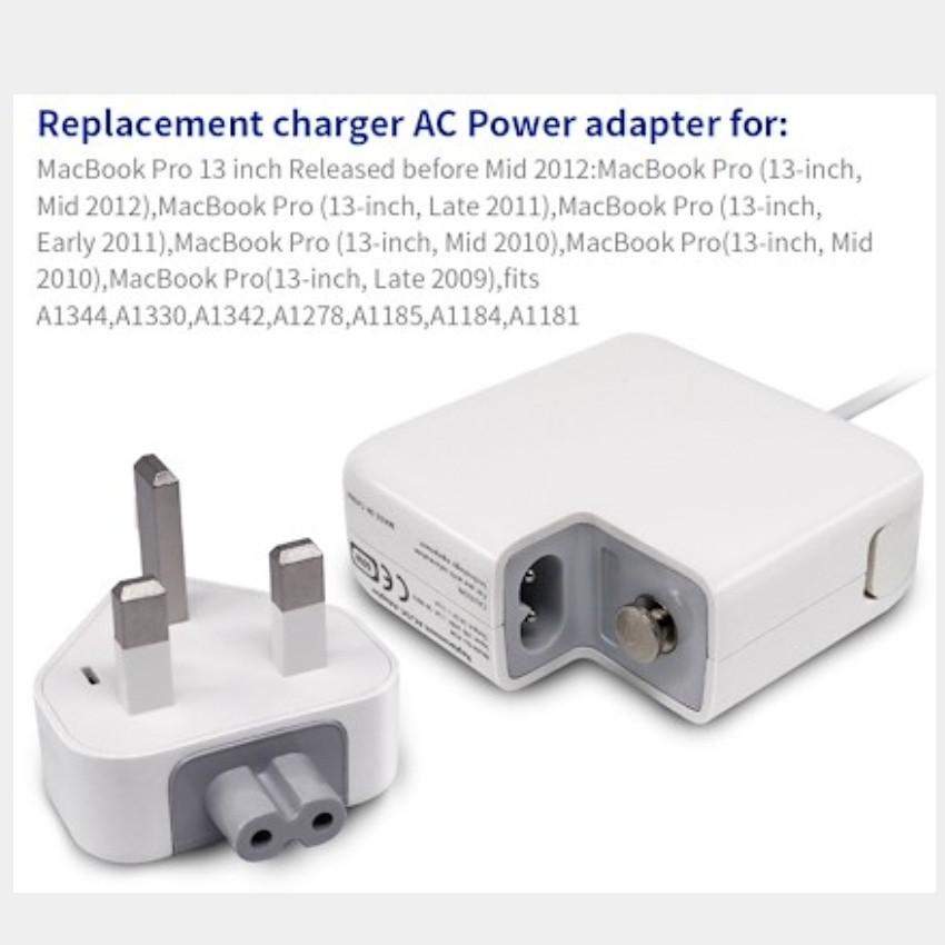 60W L-Tip Magsafe 1 Power Adapter Replacement Charger for Apple Macbook ...