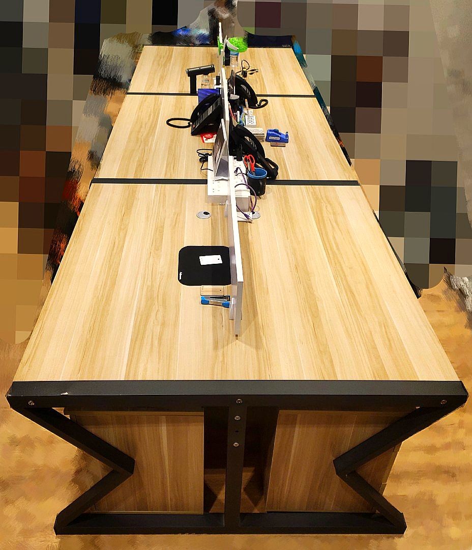 6 seater office table, Furniture & Home Living, Furniture, Tables ...