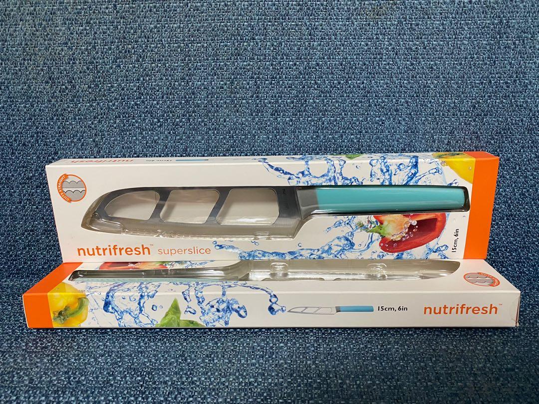 [全新] Nutrifresh Superslice Cut Straight 廚房刀 15 cm / 6 inch, 傢俬＆家居, 廚具和 ...