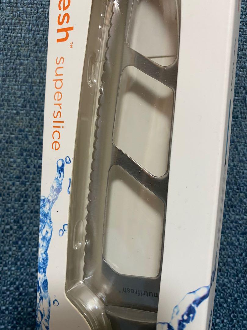 [全新] Nutrifresh Superslice Cut Straight 廚房刀 15 cm / 6 inch, 傢俬＆家居, 廚具和 ...