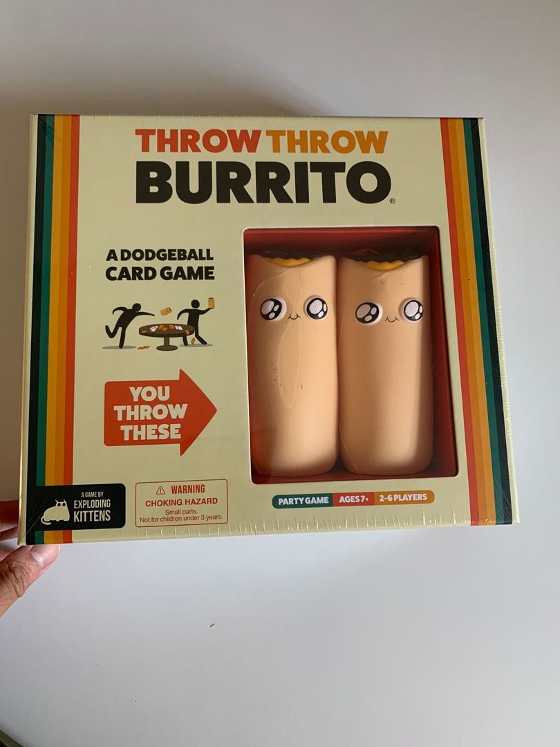 桌遊 Throw Throw Burrito #Board Game #Boardgame, 興趣及遊戲, 玩具 & 遊戲類 - Carousell