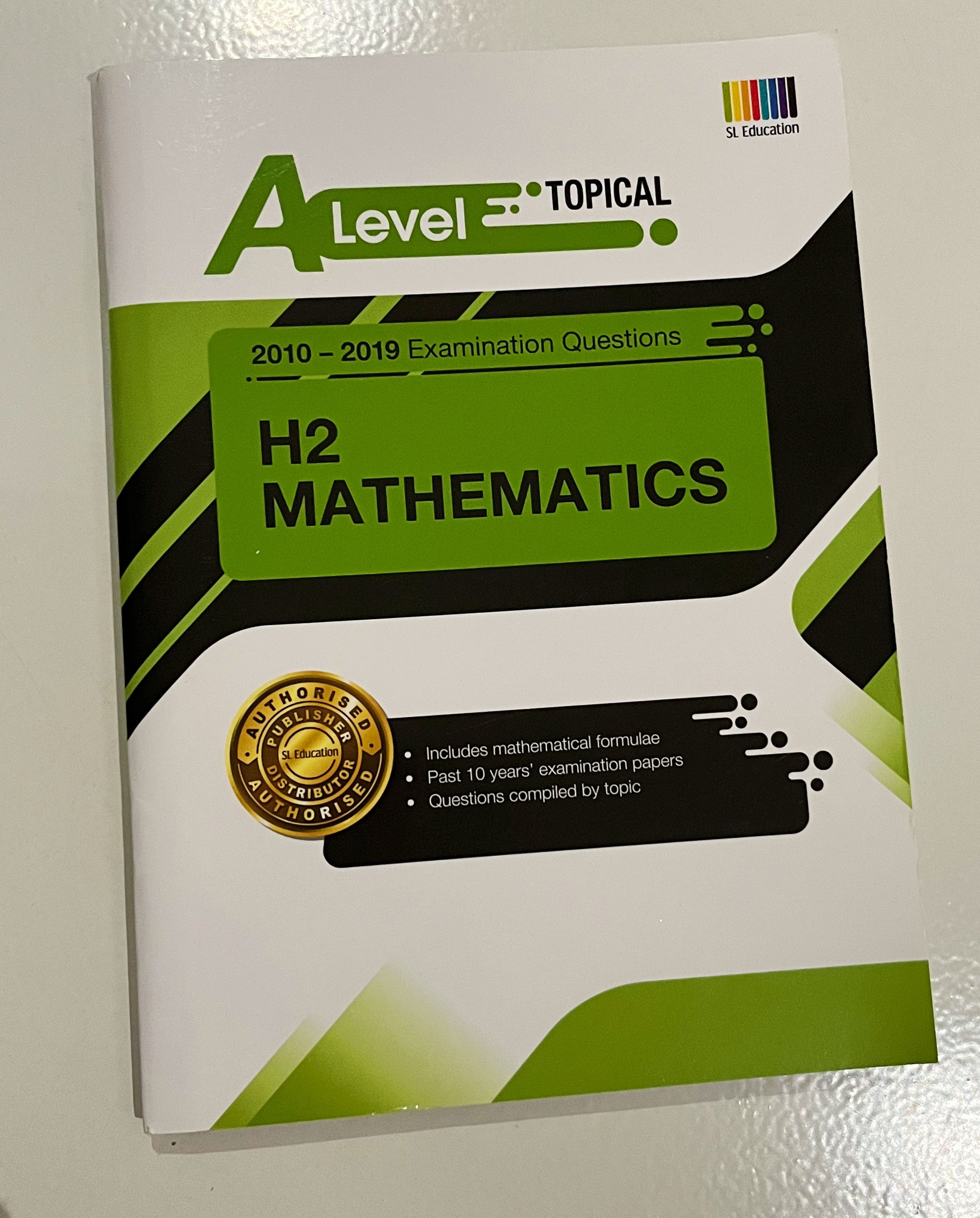 A Level H2 Mathematics Workbook, Hobbies & Toys, Books & Magazines ...