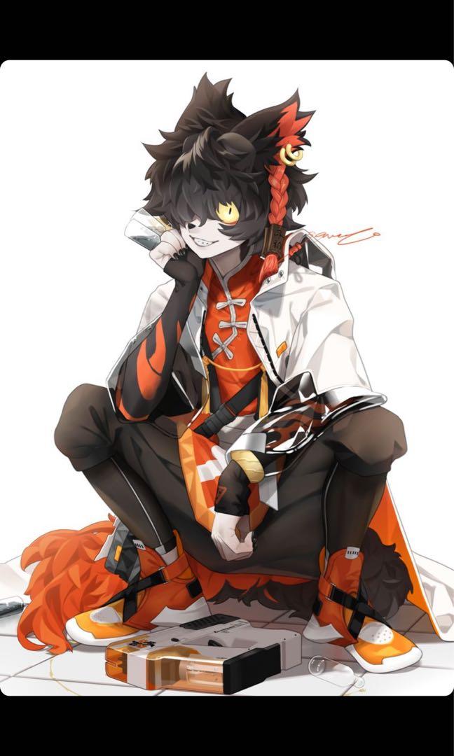 Aak arknights cosplay / Aak cosplay, Hobbies & Toys, Memorabilia ...