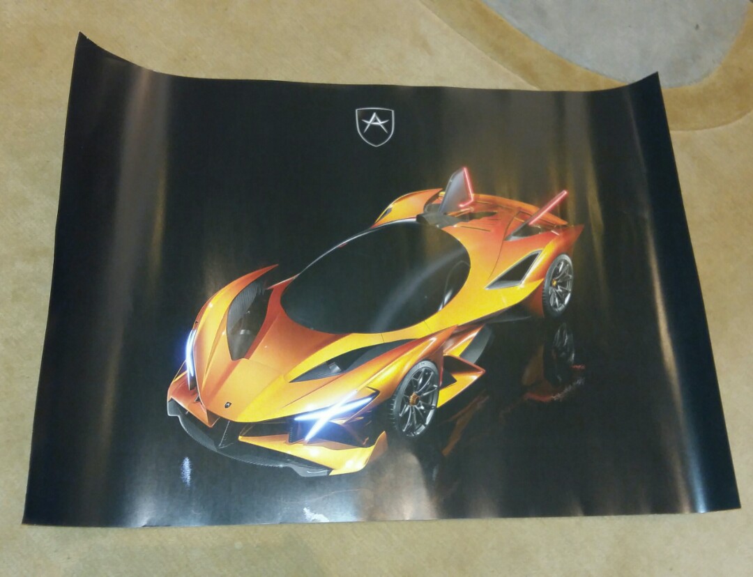 Apollo EVO Automobil - Authentic Racing Car Poster (28 inch x 20 inch ...