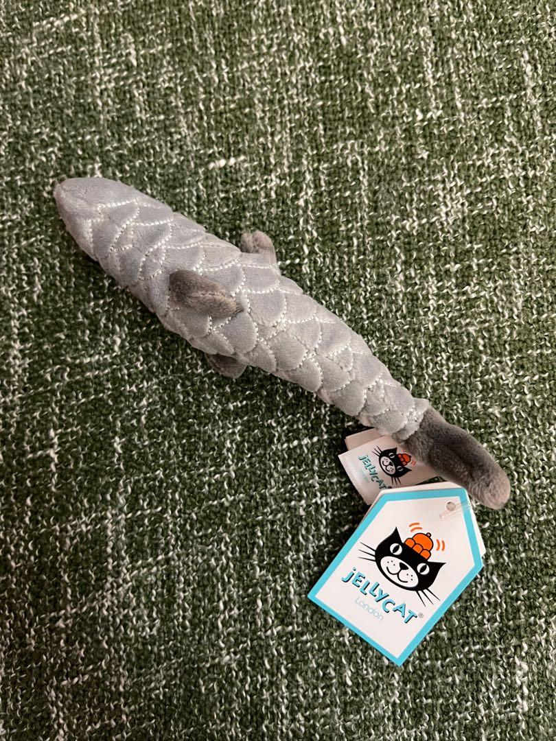 Authentic Jellycat Sensational Seafood Sardine 3cm X 16cm Hobbies
