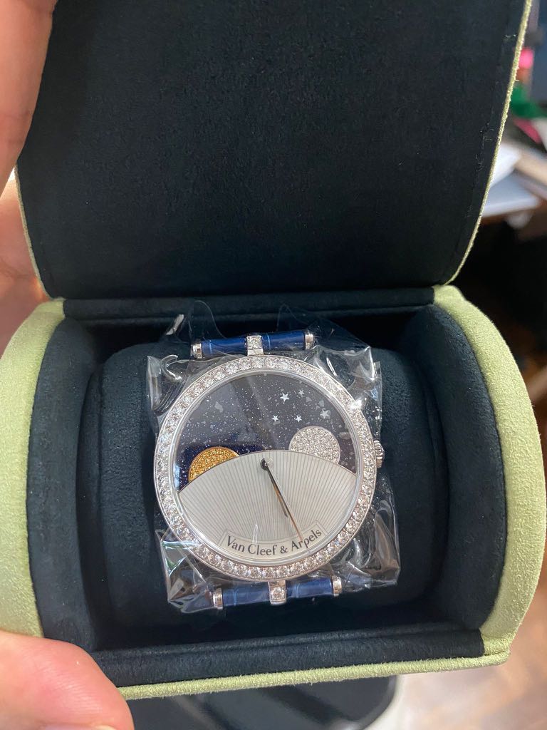 Below Retail VCA Lady Arpels Day and Night Watch, Luxury, Watches on ...