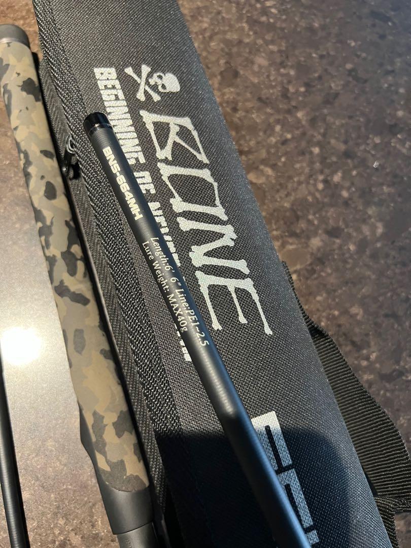 Bones Sekai spinning travel rod, Sports Equipment, Fishing on Carousell