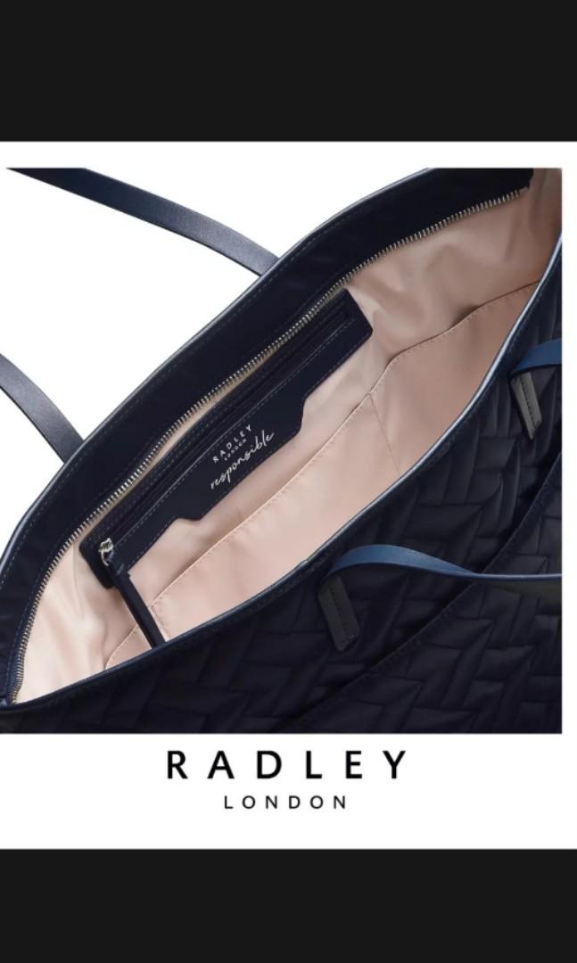 Brand new with tag radley quilted tote bag, Women's Fashion, Bags ...