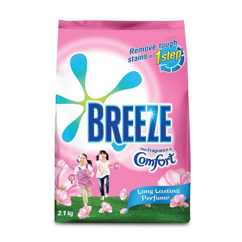 Breeze Fragrance of comfort powder Detergent 2.1kg, Furniture & Home Living, Cleaning & Homecare ...