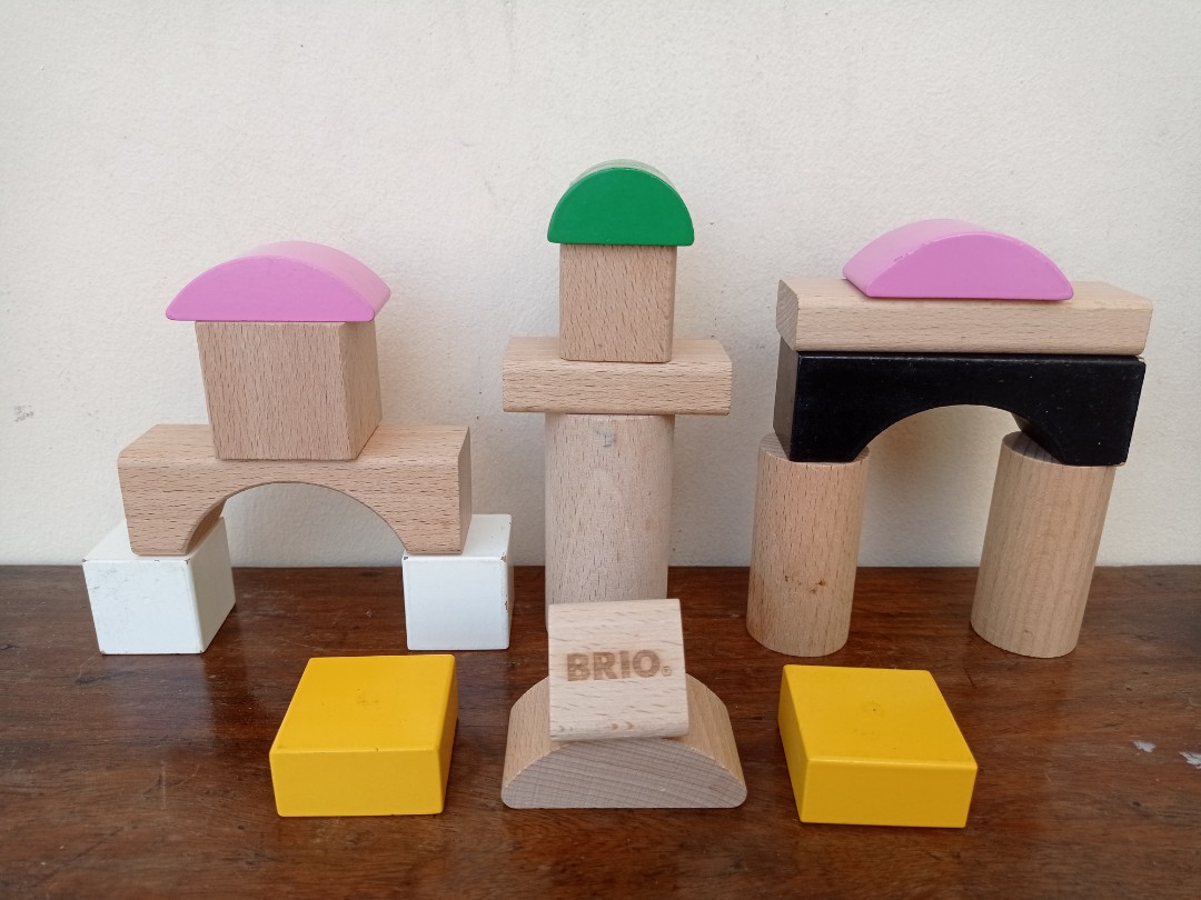 Brio Wooden Building Blocks, Hobbies & Toys, Toys & Games on Carousell