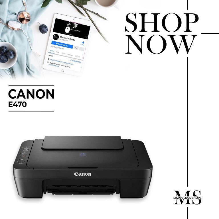 Canon Pixma E470 Inkjet Printer, Computers & Tech, Printers, Scanners ...