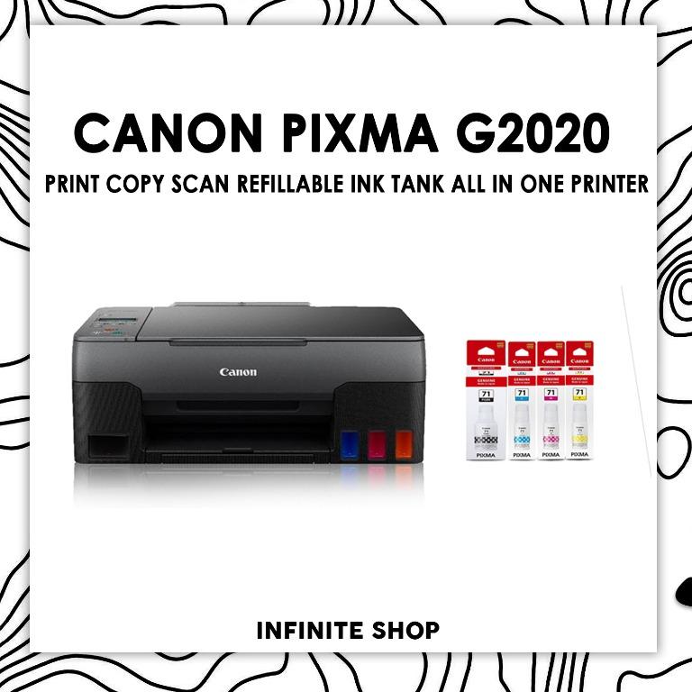 CANON PIXMA G2020 Print, Scan, Copy, Computers & Tech, Printers ...