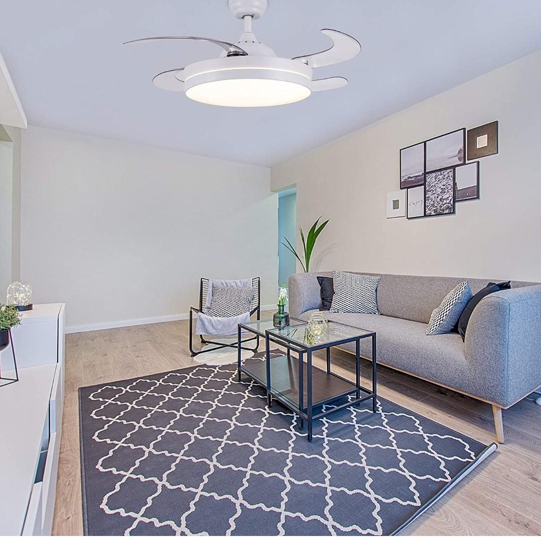 CJOY Ceiling Fan with Light Dimmable Ceiling Fan with Dimmable LED ...