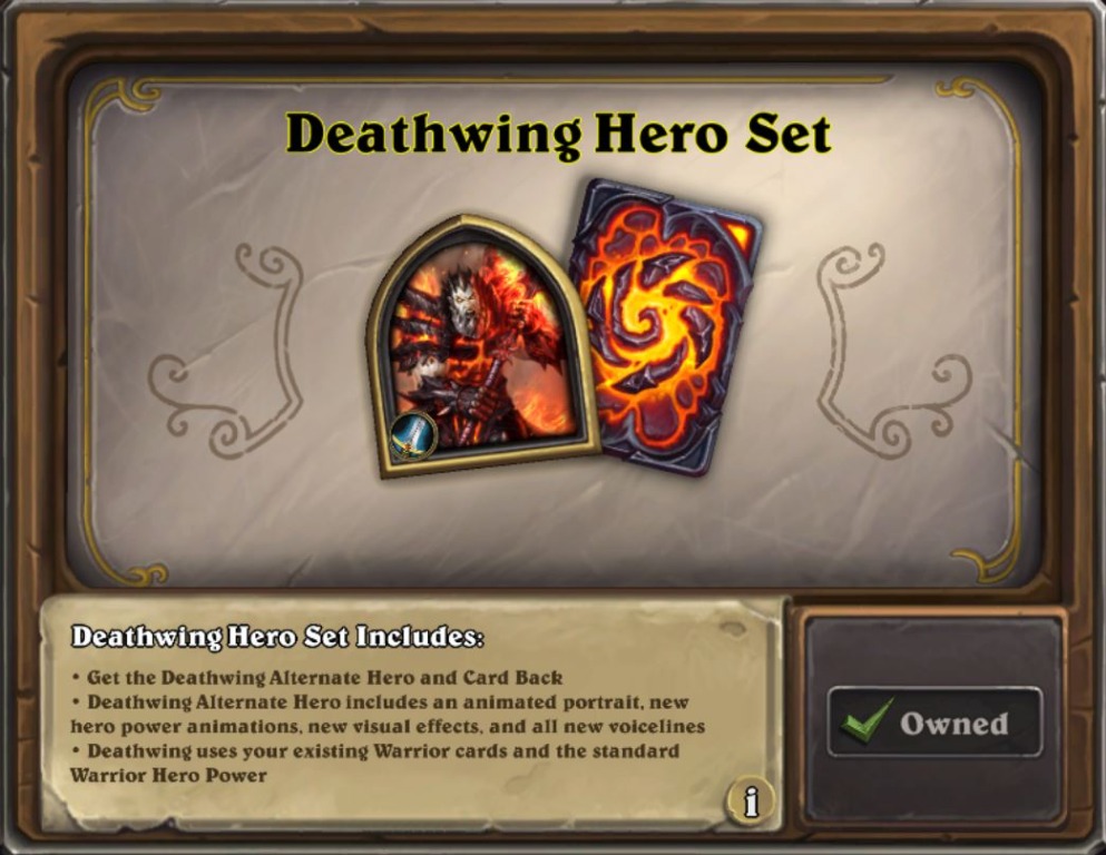 Deathwing Hero Set Hearthstone, Video Gaming, Gaming Accessories, In ...
