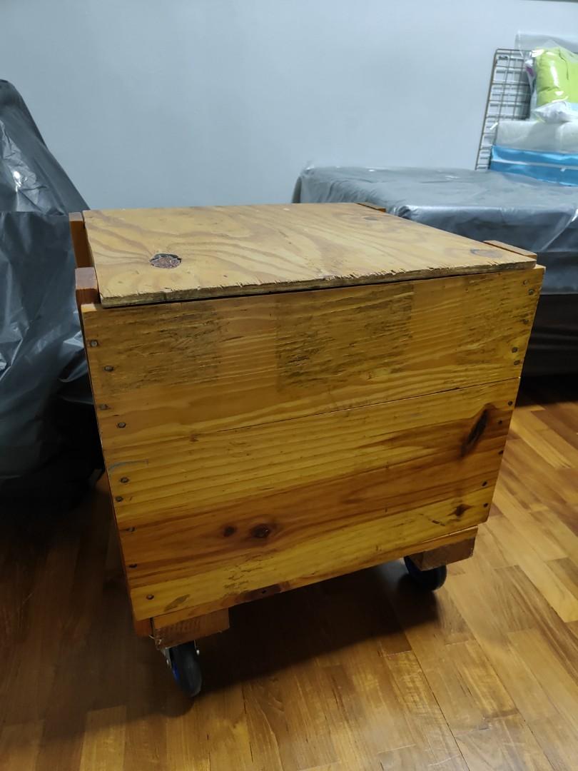 DIY makeshift side table, Furniture & Home Living, Furniture, Other ...