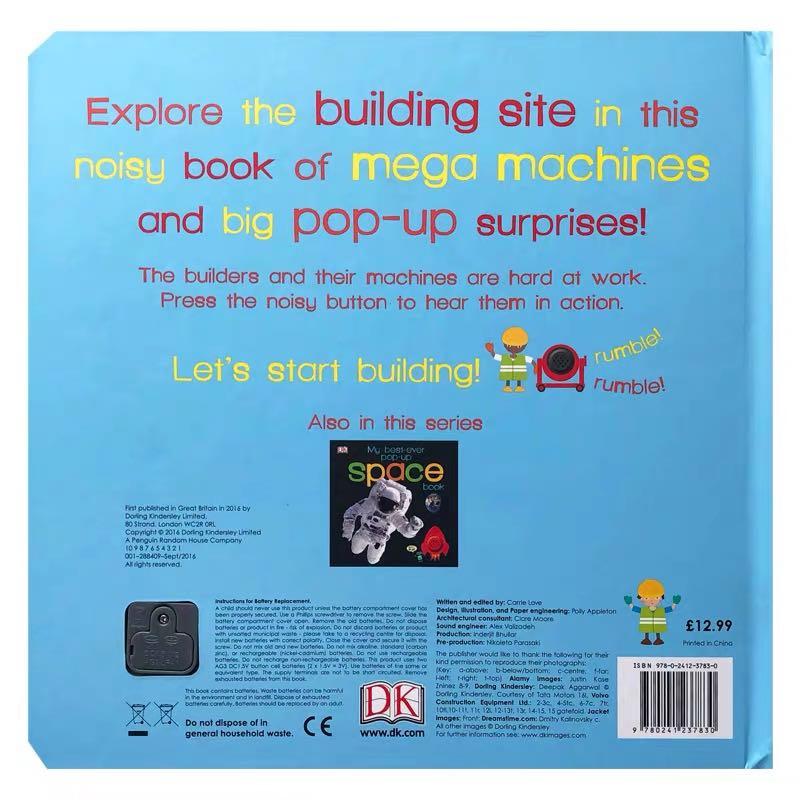 DK big build pop-up sound book, Hobbies & Toys, Books & Magazines ...