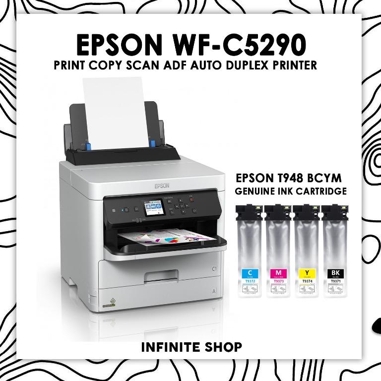 Epson WorkForce Pro WF-C5290 Wi-Fi Duplex Inkjet Printer, Computers & Tech, Printers, Scanners ...