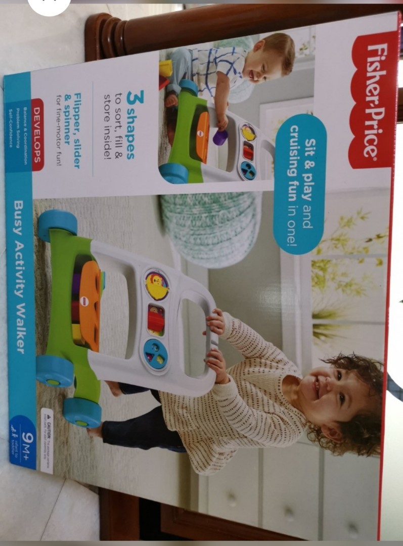 Fisher Price Busy Activity Walker, Babies & Kids, Infant Playtime on ...