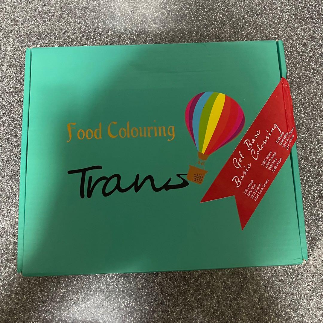 FOOD COLOURING SET (Gel/Oil) (TRANS STANDARD)/ Food coloring set ...