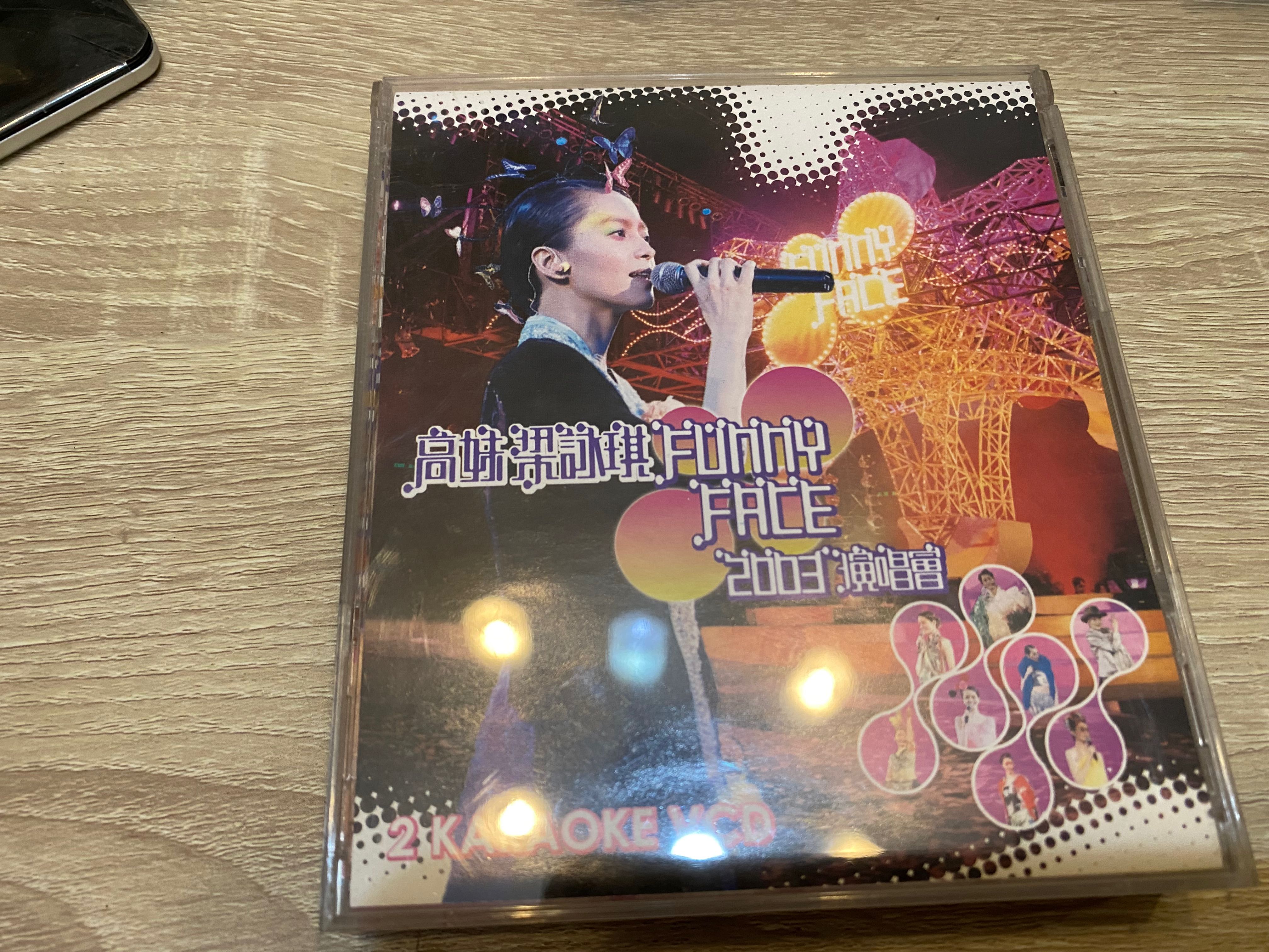 高妹梁詠琪Funny face 2003演唱會VCD, 興趣及遊戲, 音樂、樂器 & 配件, 音樂與媒體 - CD 及 DVD - Carousell