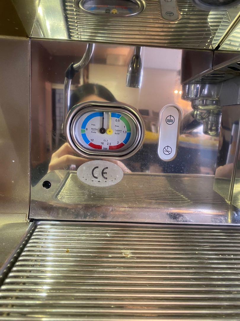 Futurmat F3 Ariete F3 Electronic 2 Group Head Red Coffee Machine ...