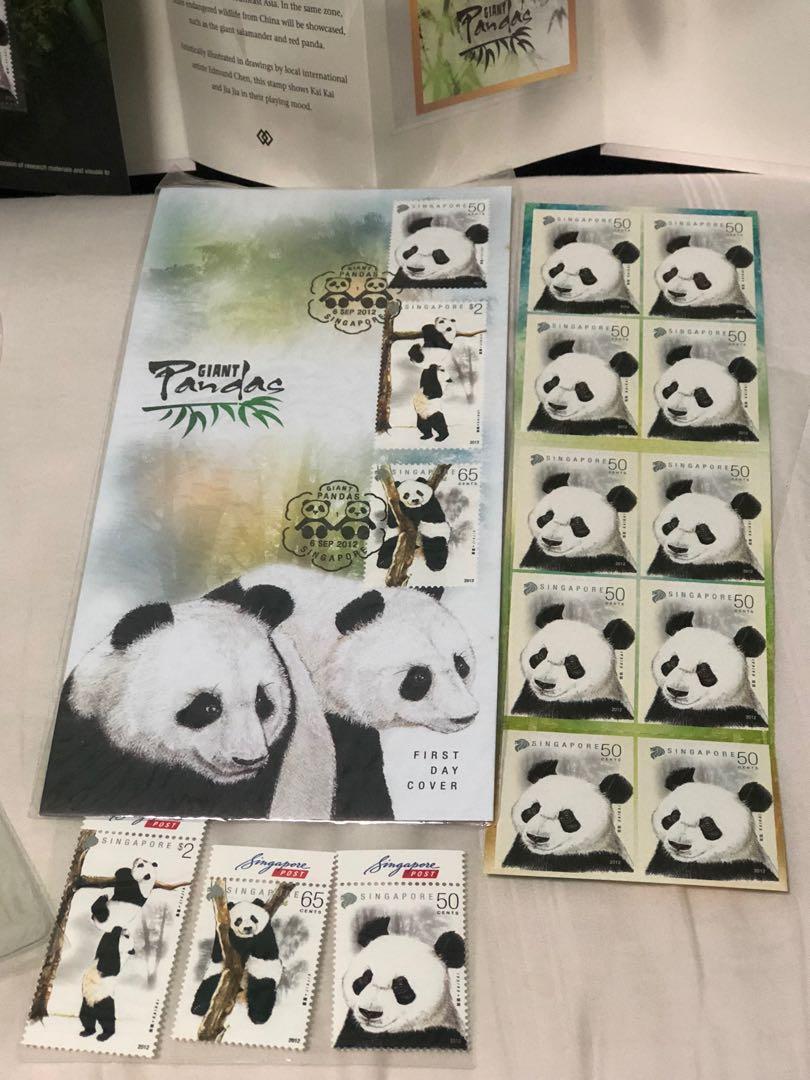 Giant Pandas Stamps Collection - Limited Edition, Hobbies & Toys ...