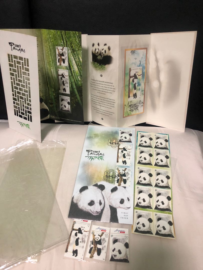 Giant Pandas Stamps Collection - Limited Edition, Hobbies & Toys ...