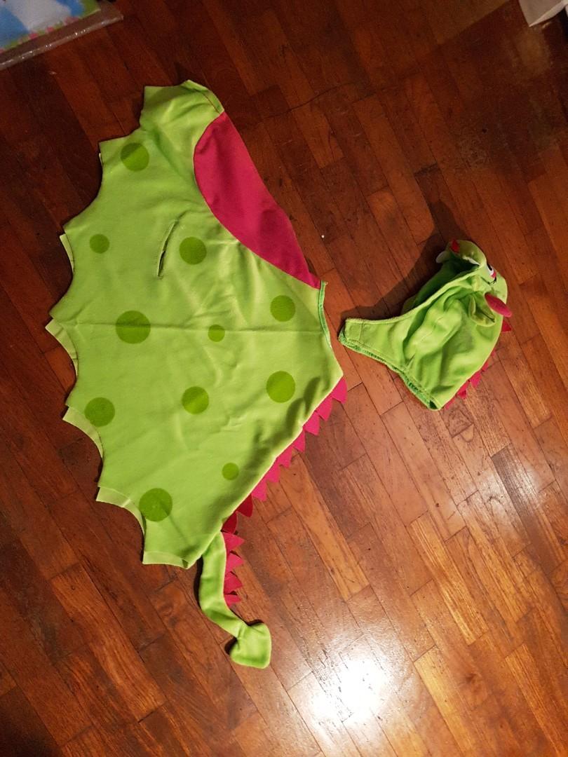 Girls Dragon Costume (up to 3 years), Babies & Kids, Babies & Kids ...