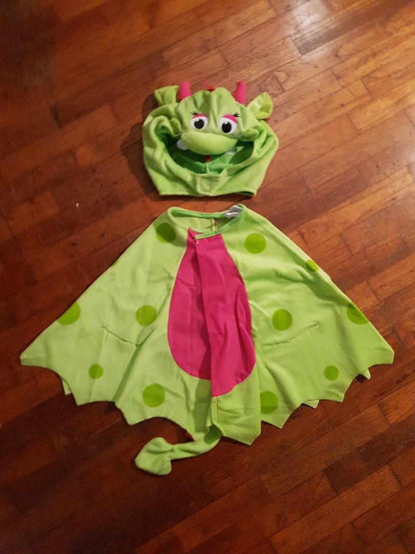 Girls Dragon Costume (up to 3 years), Babies & Kids, Babies & Kids ...