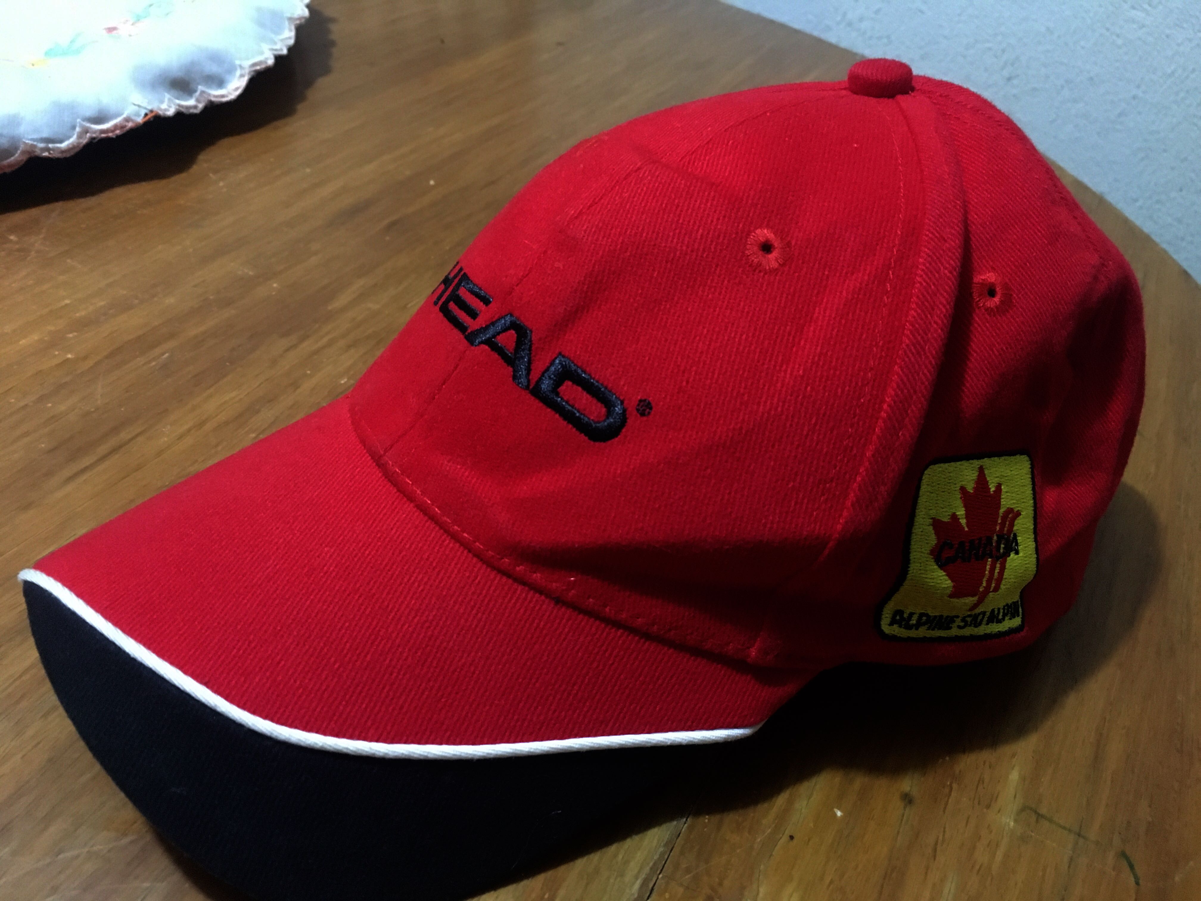 Head raptor red velcro cap authentic, Men's Fashion, Watches ...