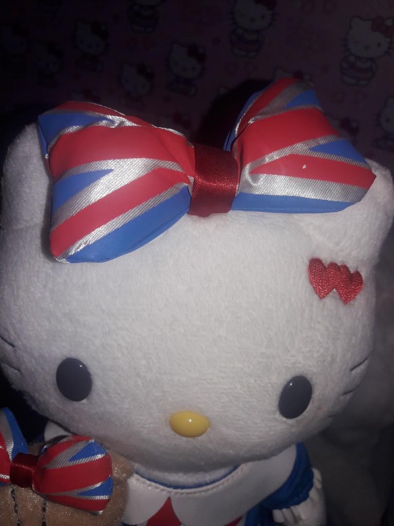 HELLO KITTY BRITISH PLUSH TOY, Hobbies & Toys, Toys & Games on Carousell