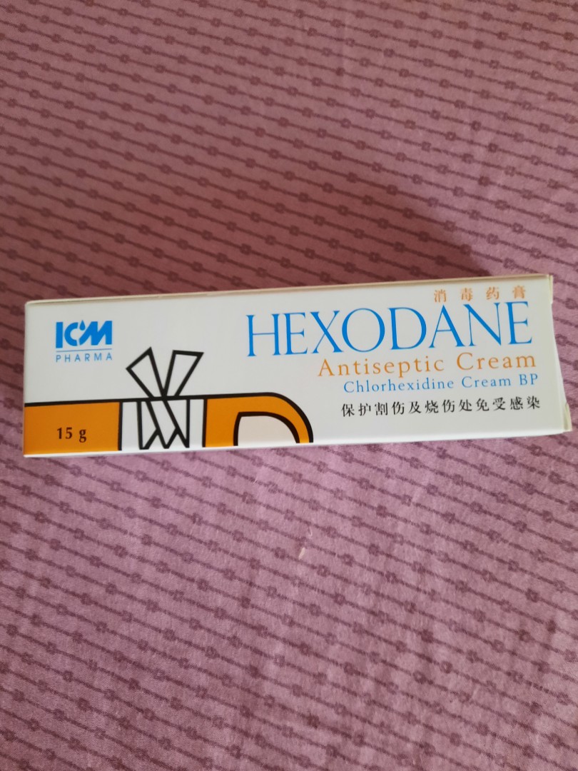 Hexodane Antiseptic Cream 15g, Health & Nutrition, Medical Supplies ...