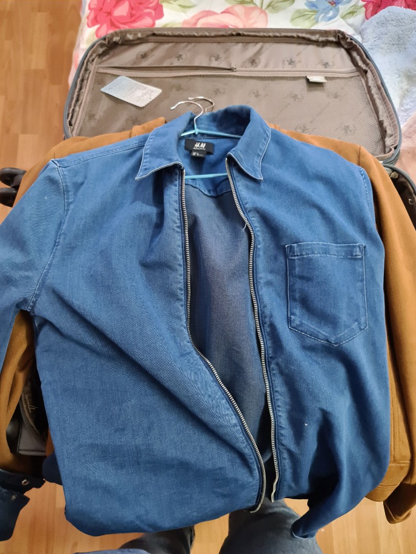 HNM Denim Jacket, Men's Fashion, Coats, Jackets and Outerwear on Carousell