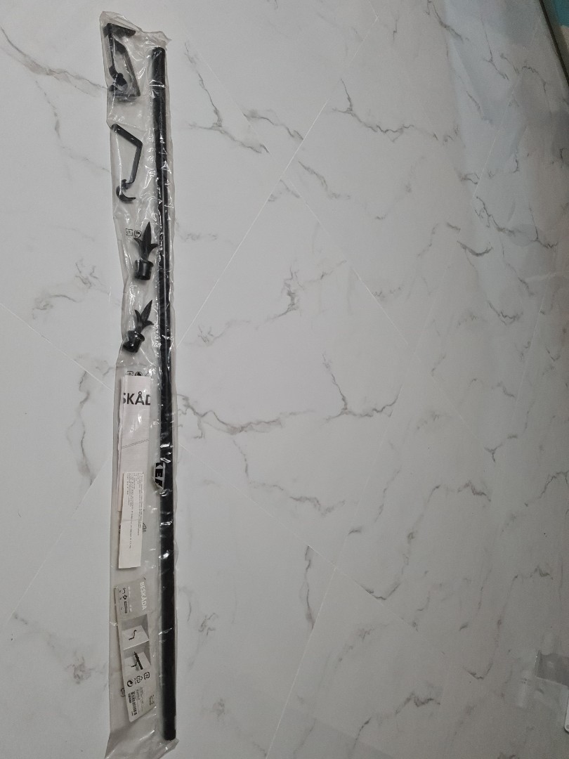 Ikea curtain rod, Furniture & Home Living, Home Decor Accessories ...