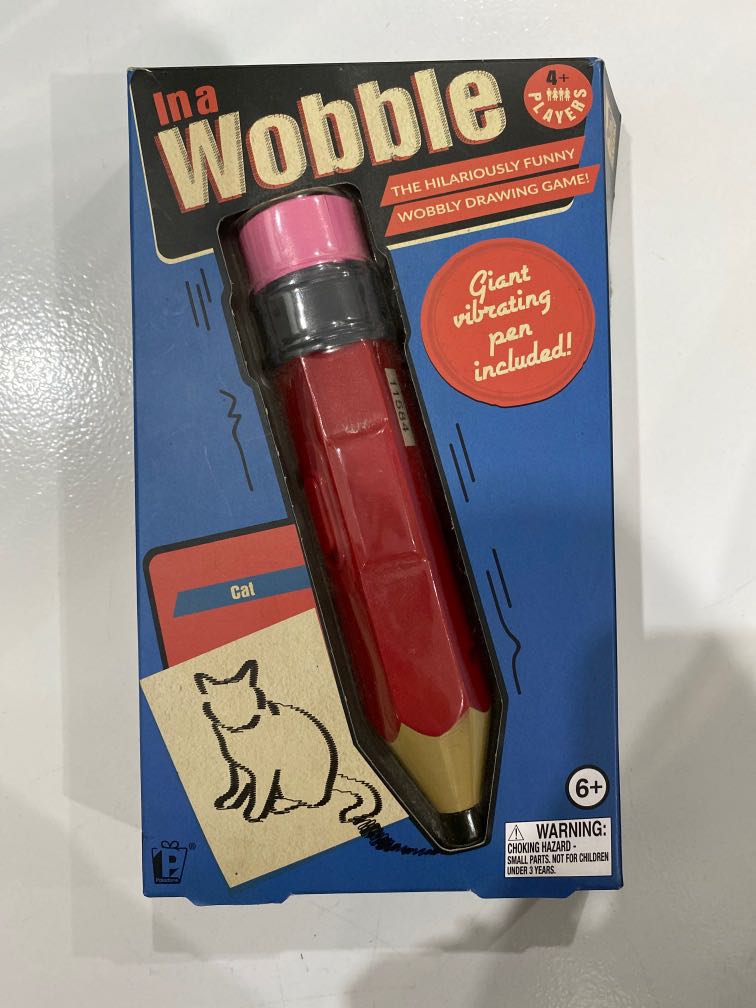 In a wobble drawing game, Hobbies & Toys, Toys & Games on Carousell