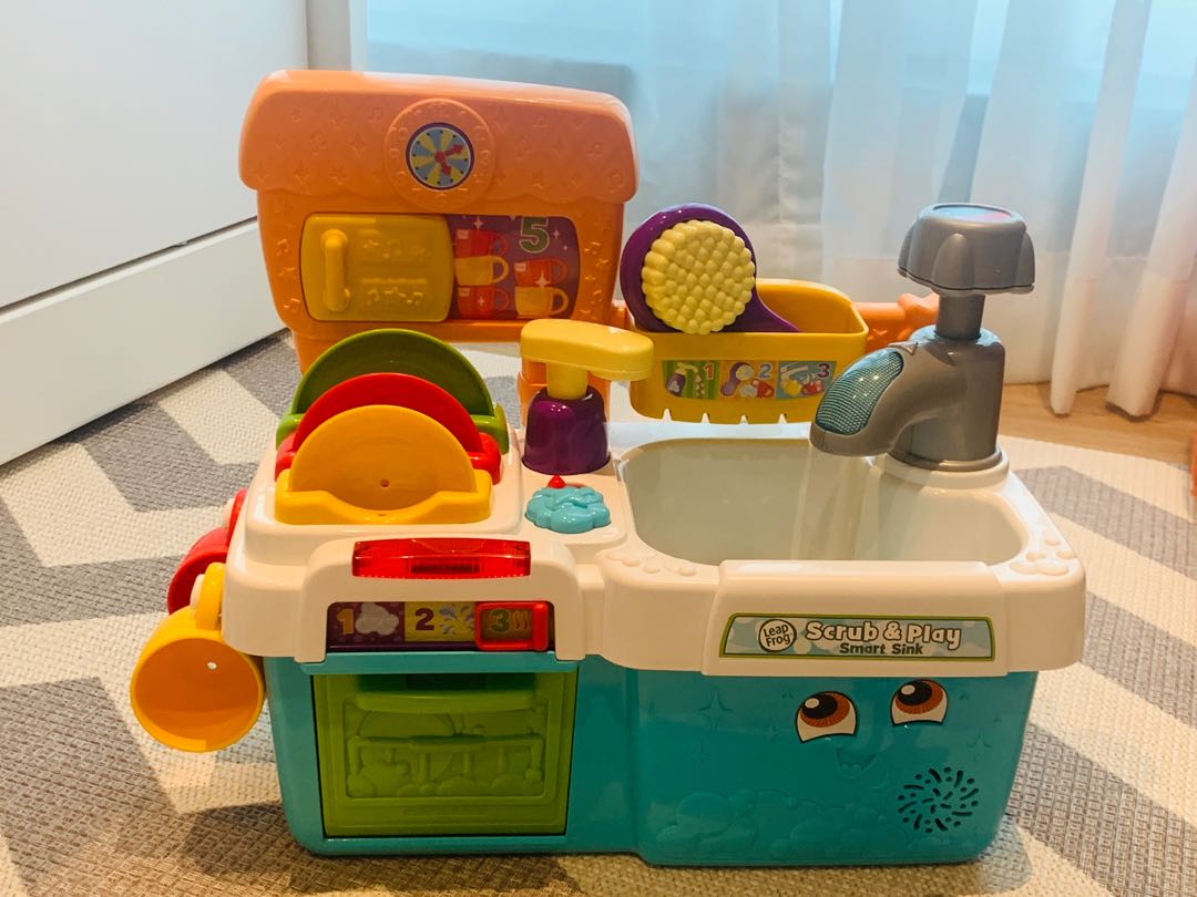 LeapFrog Scrub and Play Smart Sink, Hobbies & Toys, Toys & Games on ...