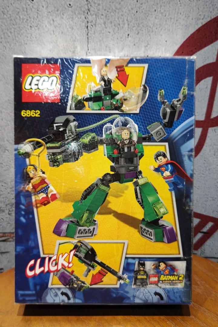 Lego 6862 DC Super Heroes Superman VS Power Armour Lex, 興趣及遊戲, 玩具 & 遊戲類 ...