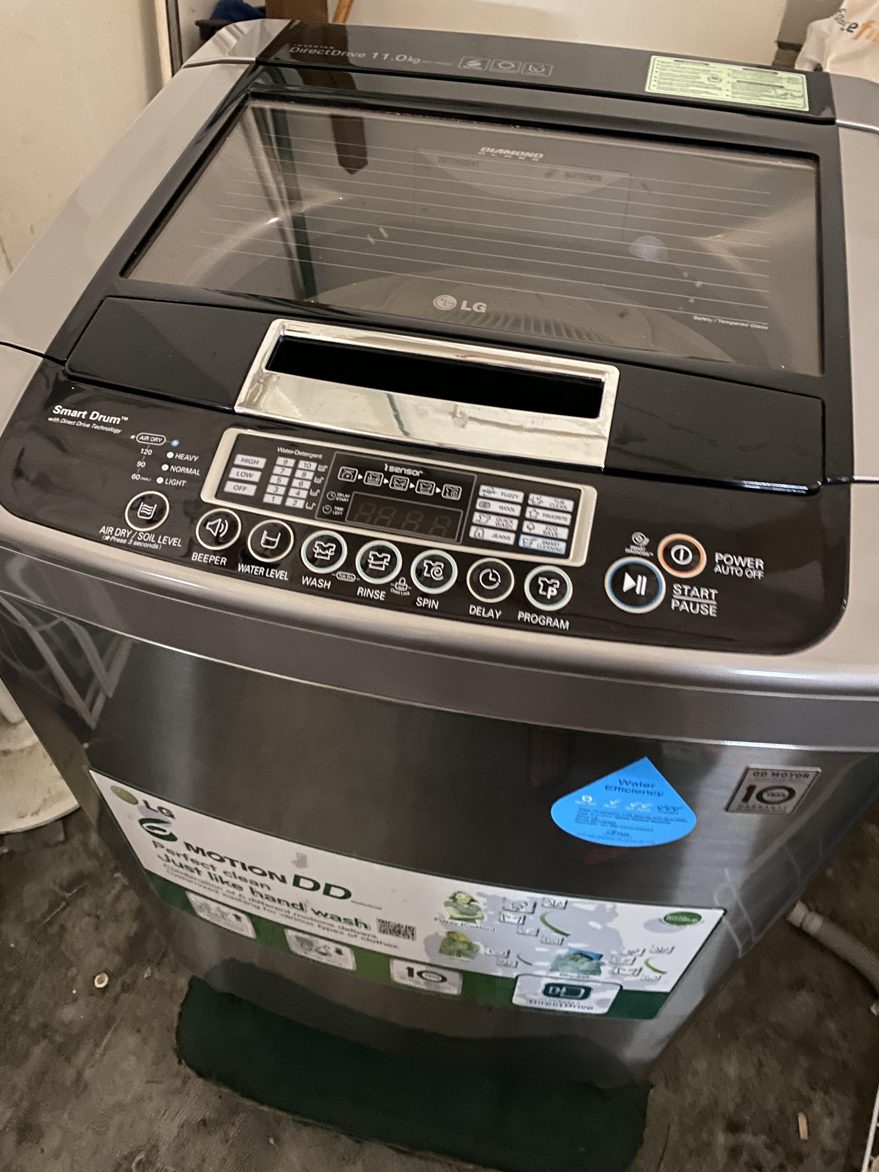 LG direct drive 11kg washing machine / washer, TV & Home Appliances ...