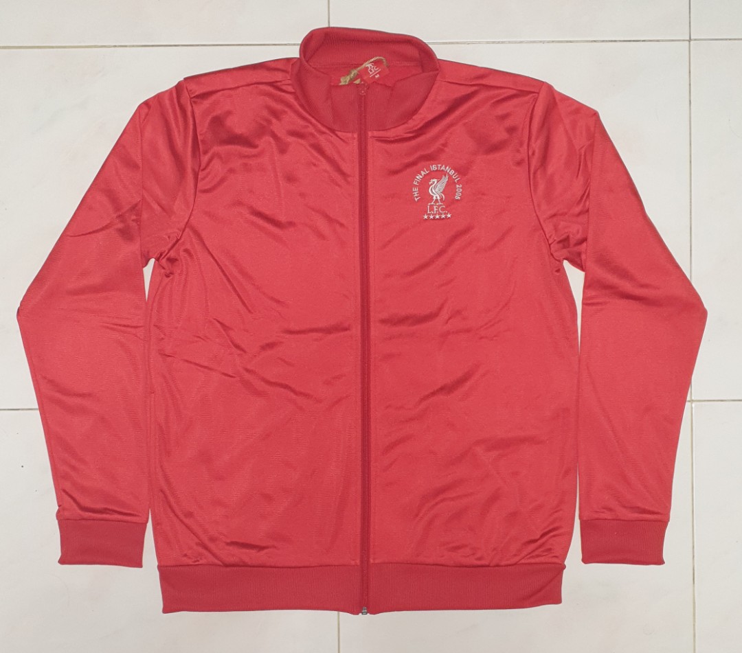 Liverpool FC Retro Istanbul 2005 Walkout Jacket, Men's Fashion, Coats ...