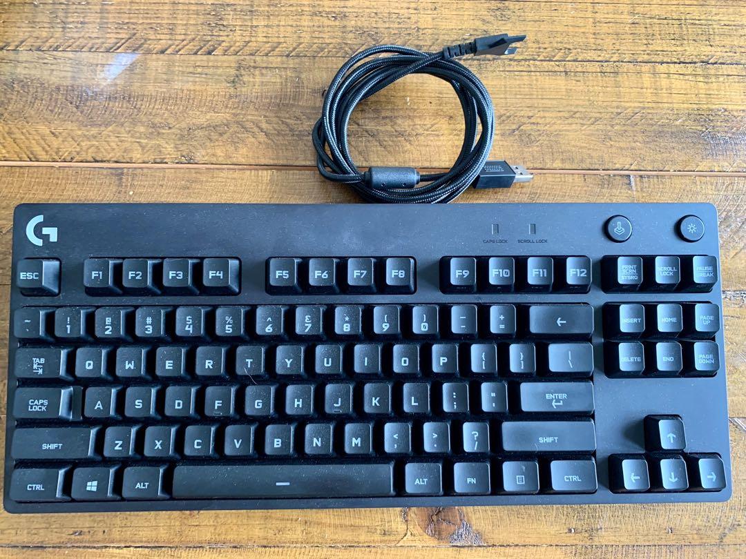 Logitech Pro Mechanical Gaming Keyboard Ten Keyless, Computers & Tech ...